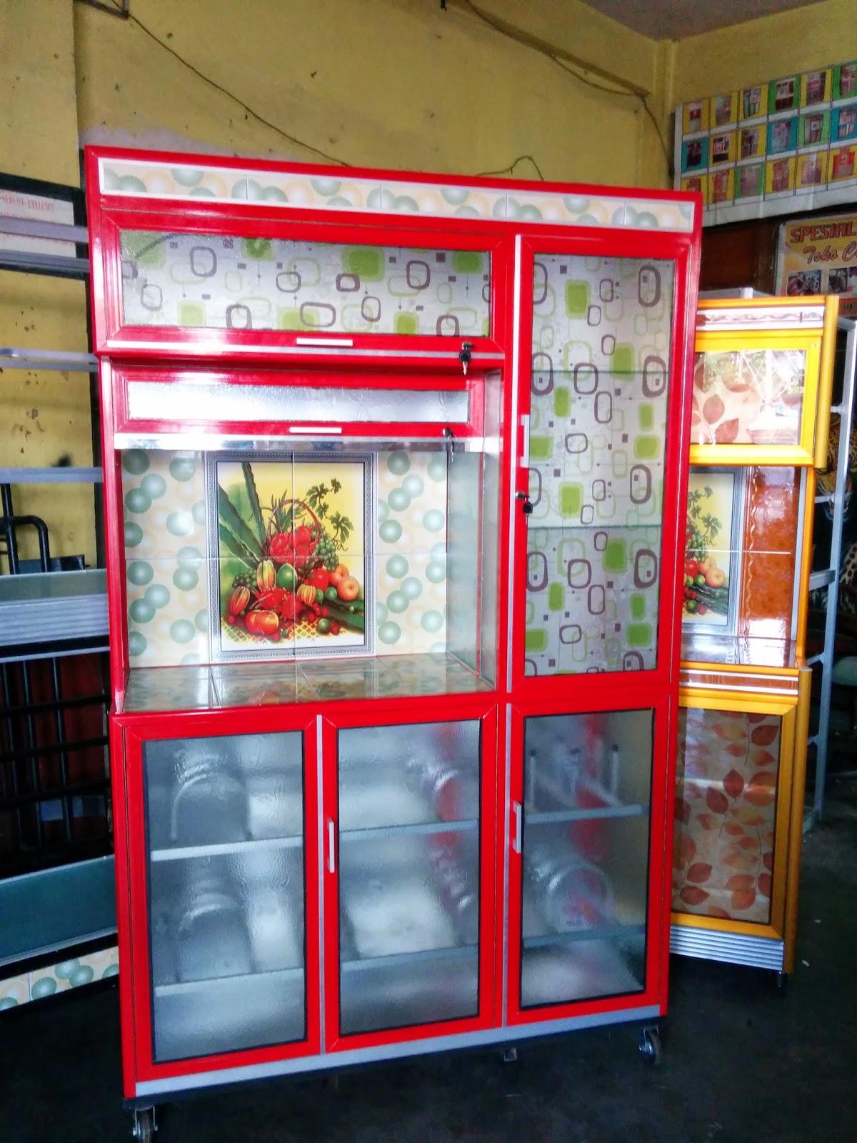 Diskon Khusus Akhir Tahun Lemari Rak Piring Alumunium